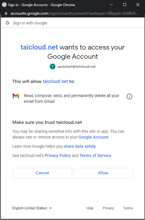 Staff Mailbox Configuration